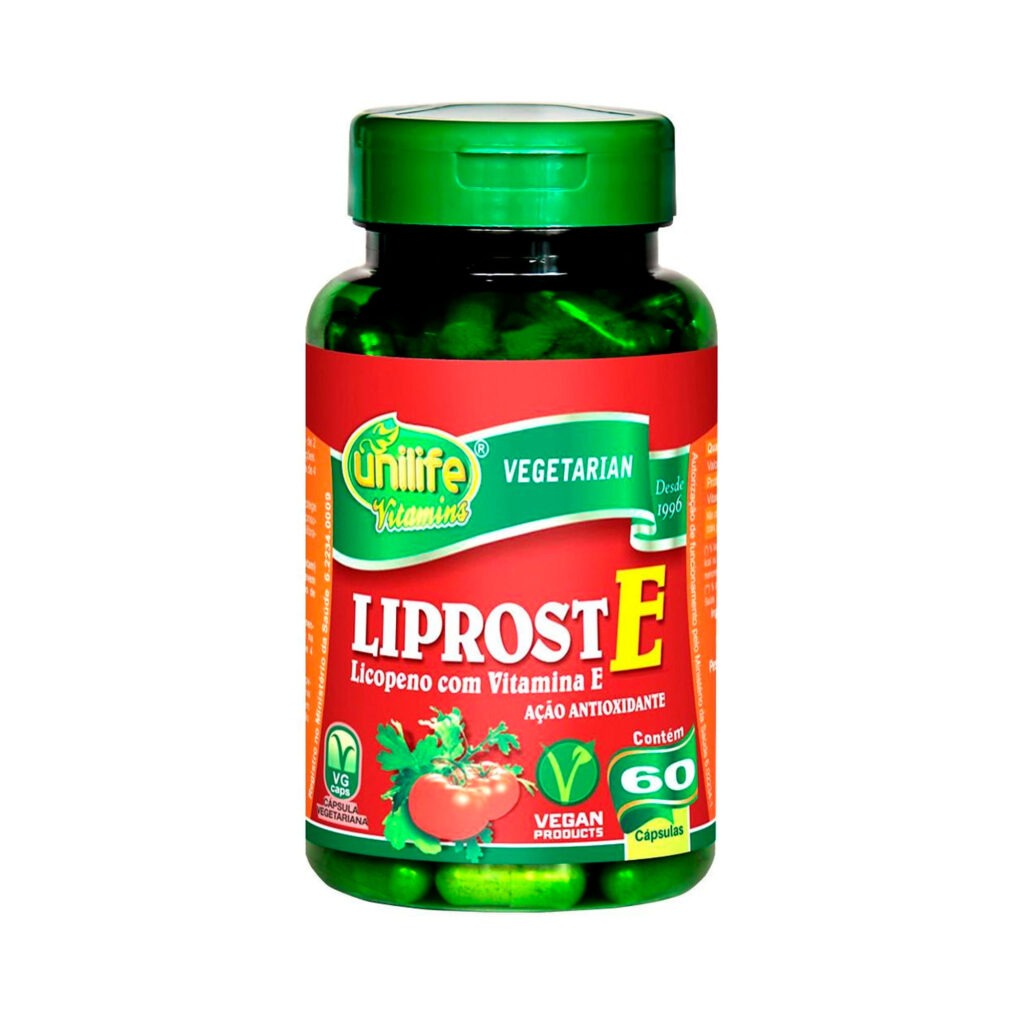Liprost E - Licopeno e Vitamina E - 60 cápsulas - Unilife - Doce Erva ...